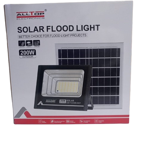 Alltop 200 watts solar flood light with photocell – Toolbox Solutions